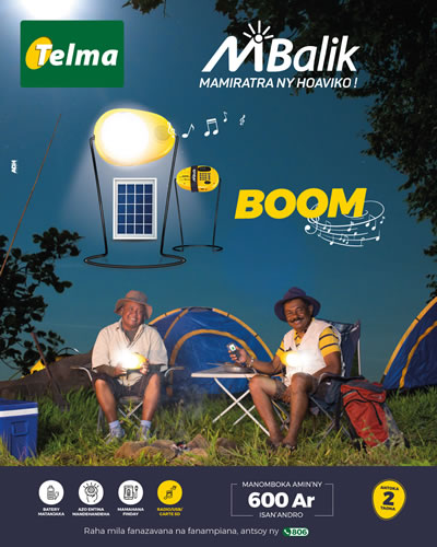 Lanterne solaire portable MBalik Boom | MBalik